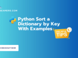 Sort Python Dictionary By Key Techbeamers