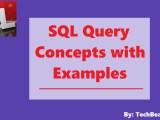 Sql Query Concepts With Examples Techbeamers