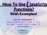 Make Your Javascript Functions Understanding Clear With This Tutorial