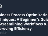 Business Process Optimization Techniques A Beginner S Guide To