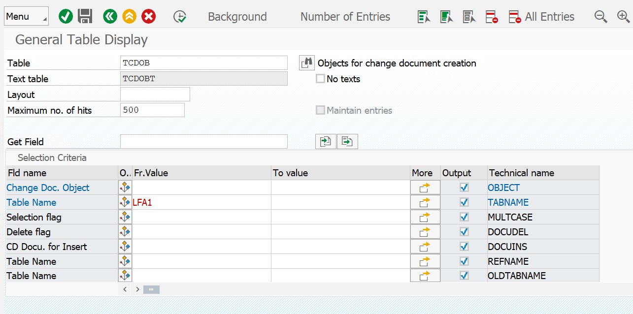 SAP S4 HANA History of Changes for Master Data Objects