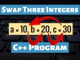 Swap Three Integers Without Temporary Variable In C