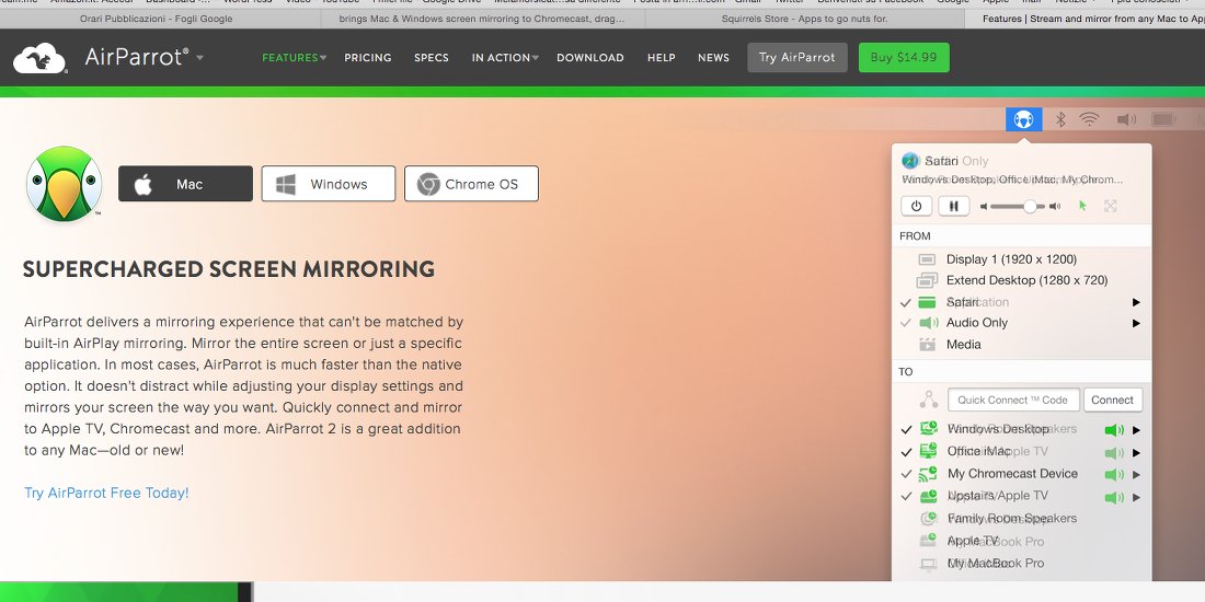 AirParrot 2, l'applicazione Mac che permette il mirroring anche con ...