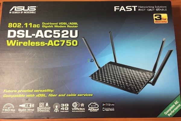 Recensione Modem Router Asus DSL-AC52U