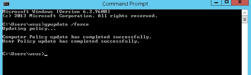 How to configure Windows server update services