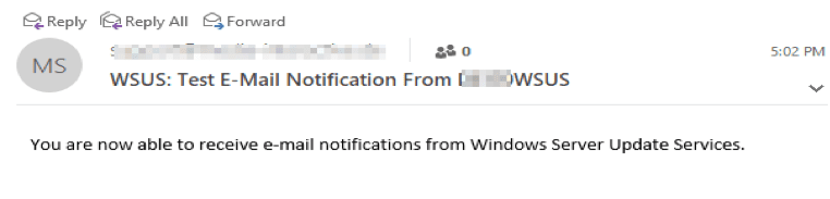 Configure WSUS Email Notification for Office365