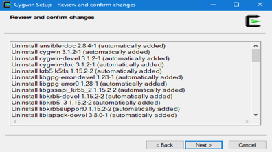 How to install additional packages via Cygwin