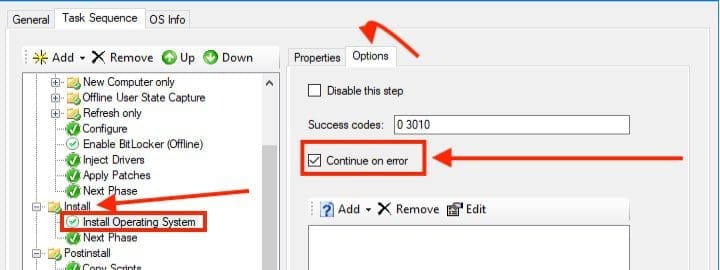Failed to run the action install Operating System: Lifetouch deployment ...