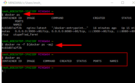 Stopping, Removing and Naming Docker Container - TechDirectArchive