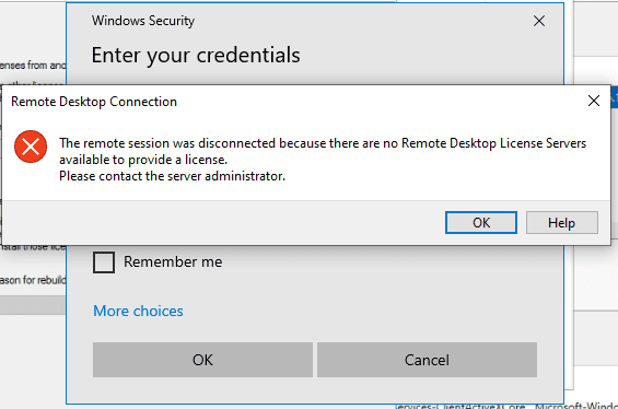 Fix Remote session was disconnected because there are no Remote Desktop ...