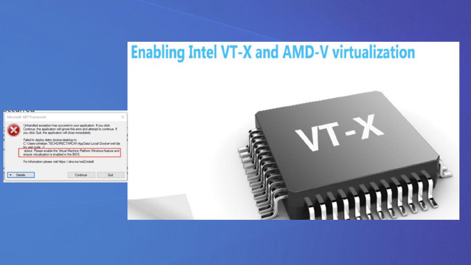 Please Enable The Virtual Machine Platform Windows Feature And Ensure