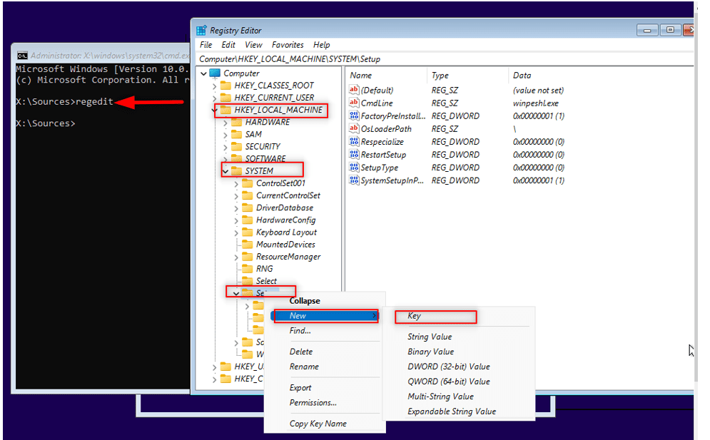 Installing Windows 11 without TPM Support