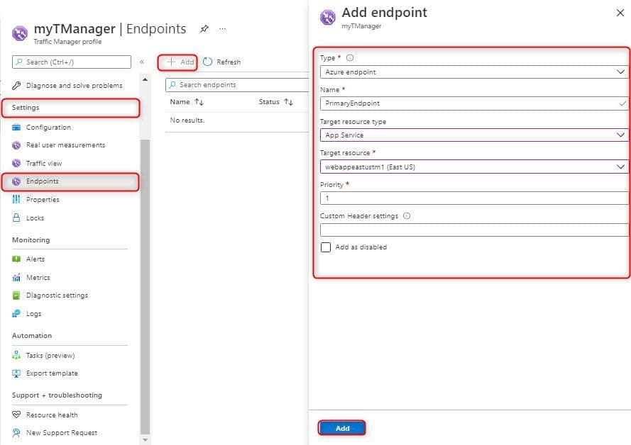 How to create a Traffic Manager Profile in Azure - TechDirectArchive