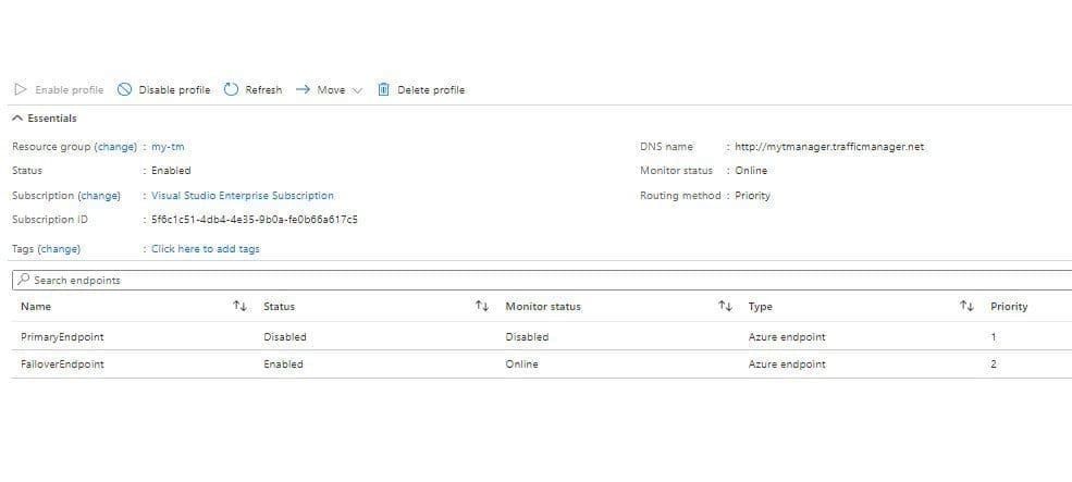 How to create a Traffic Manager Profile in Azure - TechDirectArchive