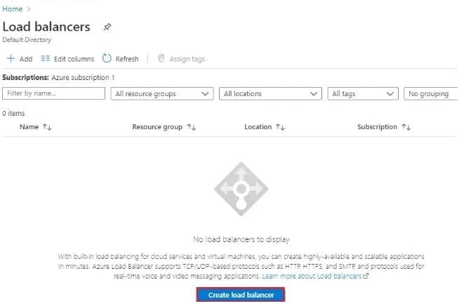 Setup Public Load Balancer in Azure - TechDirectArchive