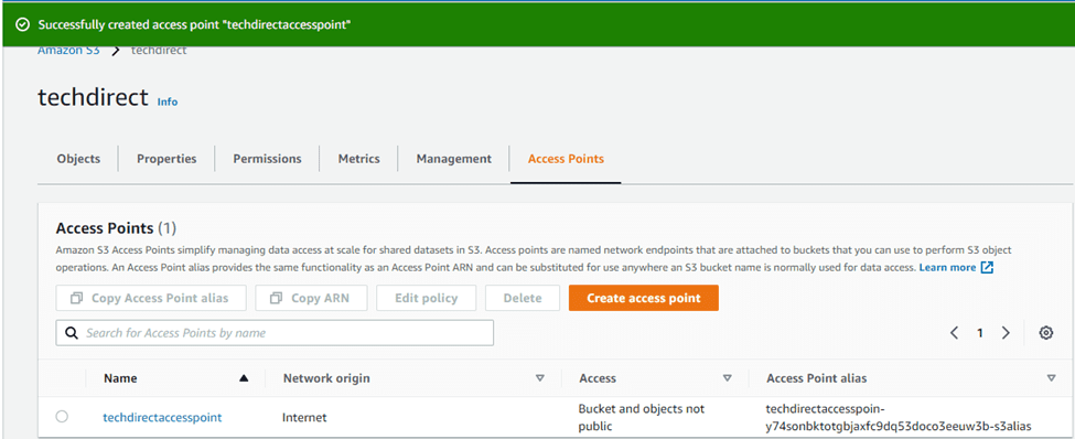How to manage and use Amazon S3 access points using the AWS Management ...