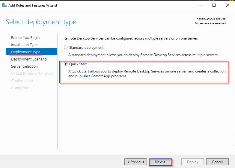 How To Install Rds Via Quick Start Deployment Install Publish Update And Uninstall Remote