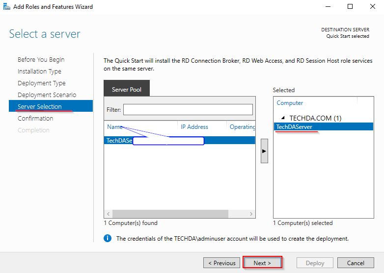How To Install Rds Via Quick Start Deployment Install Publish Update And Uninstall Remote