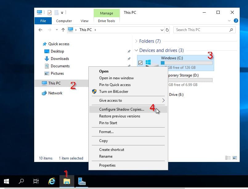 Volume Shadow Copies: How to configure VSS on Windows Server