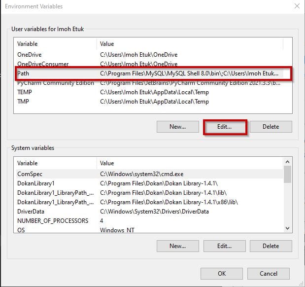 Fix Git is not recognised as an internal or external command