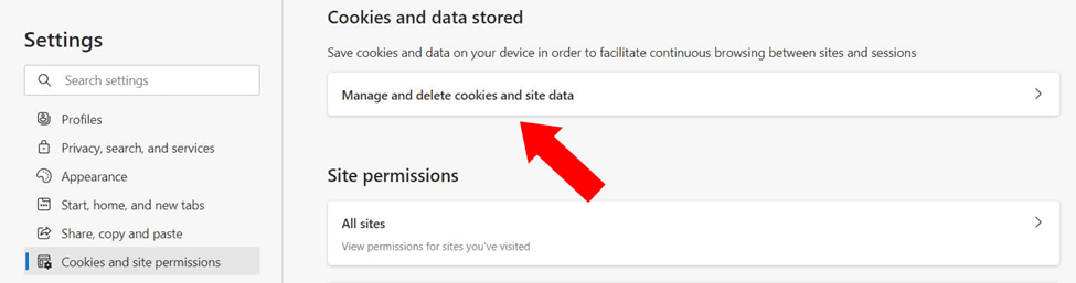 How to remove third-party cookies from Microsoft Edge - TechDirectArchive