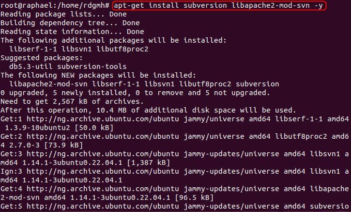 How to Install Apache Subversion on a Linux System - TechDirectArchive