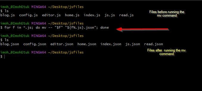 Rename Or Move Files Or Directories In Linux With Bash Terminal