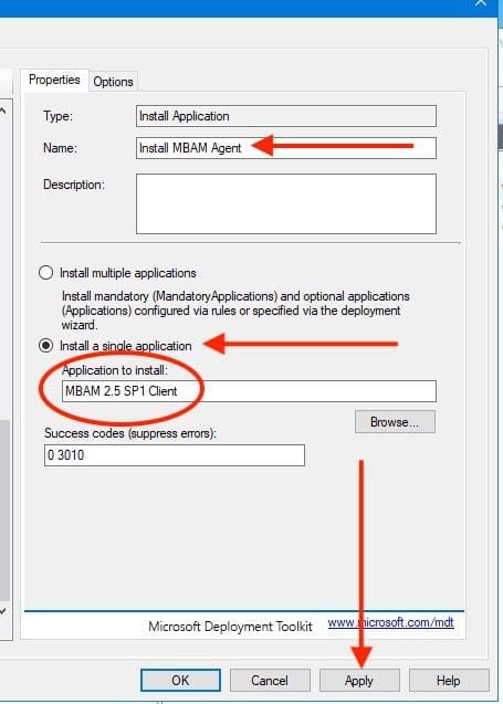 How to deploy MBAM Client as part of a Windows Deployment ...