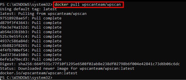 Scan Wordpress Websites With Wpscan For Security Vulnerability