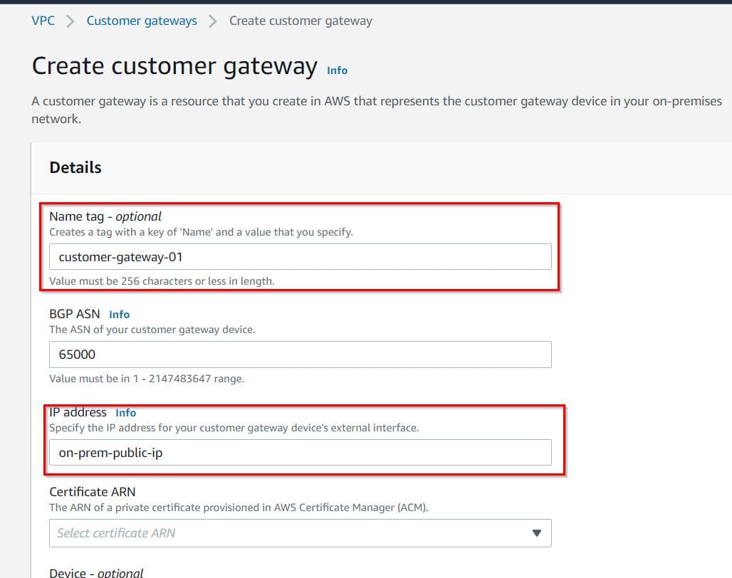 Setup a Site-to-Site VPN Connection on AWS - TechDirectArchive