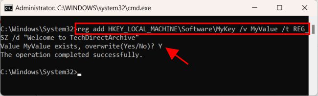 How To Add And Modify The Windows Registry From The Command Prompt Techdirectarchive