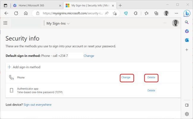 Change Two-Factor Authentication in Microsoft 365/Office 365 ...