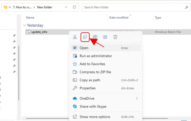 Retrieve Recent Windows Update: How to create batch script files - TechDirectArchive