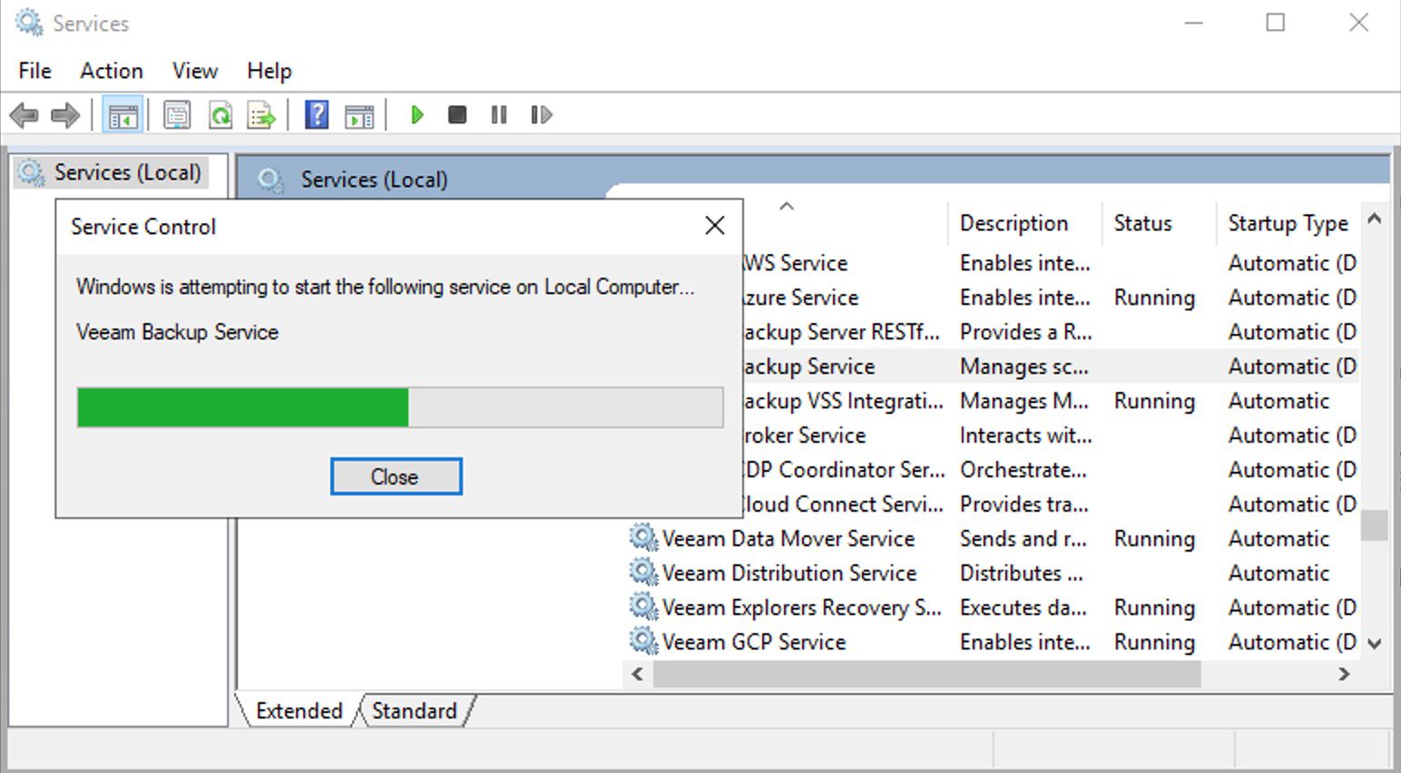 Fix Error 1069 Windows Could Not Start The Veeam Backup Service On Local Computer