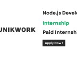Node Js Developer Internship In Surat Unikwork Apply Now