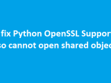 How To Fix Python Installation Error While Loading Shared Libraries