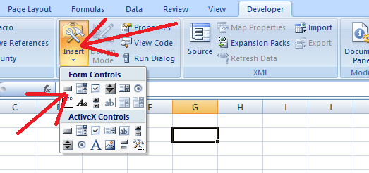 How To Create A Form In Excel Containing Submit Button With Example