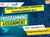 Problem Solving Through Programming In C Programming Exam Unprotected