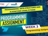 Nptel Programming Data Structures And Algorithms Using Python Week3