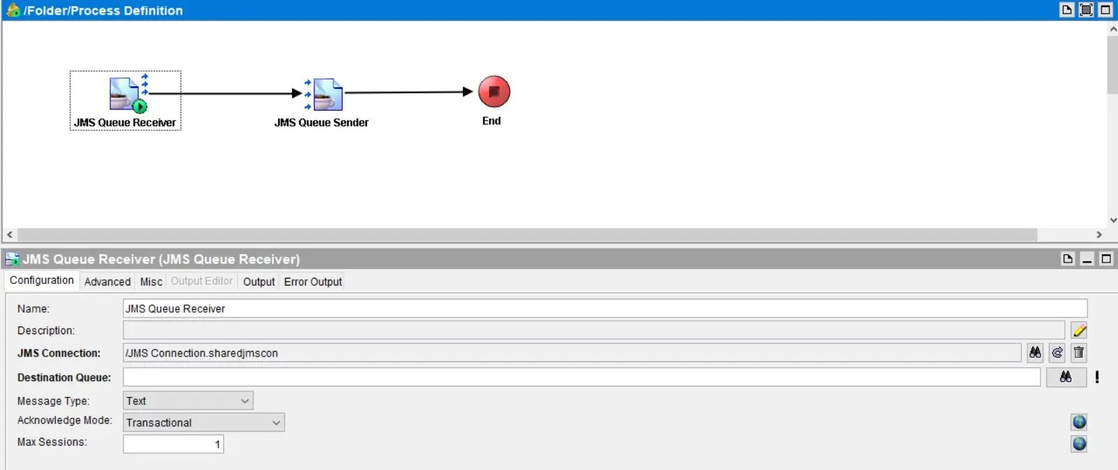 Tibco Bw Development Tutorial How To Set Up A Queue Receiver And Queue Sender Techieswiki