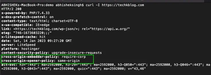 How to enable sharedarraybuffer on website - TechKBlog