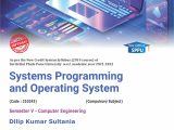 Systems Programming And Operating System Techknowledge Publications