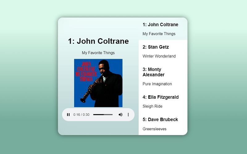 15 Music Players Using Javascript Demo Code - Classic Abstract Photo - 4K