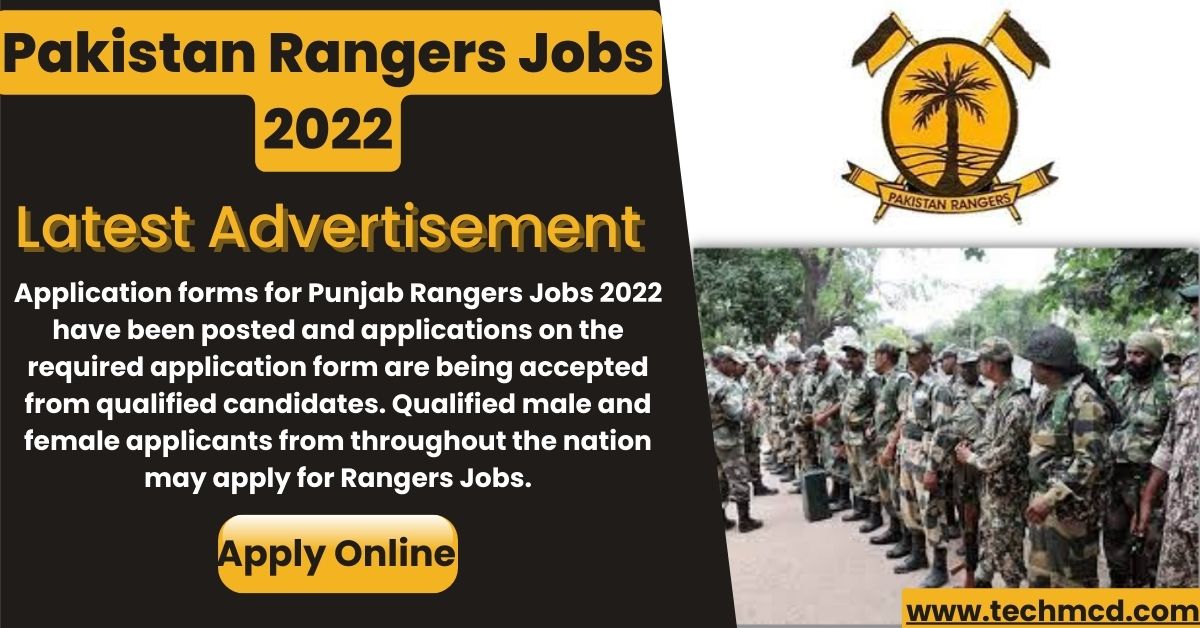 Punjab Rangers Jobs 2022-(Apply Online)