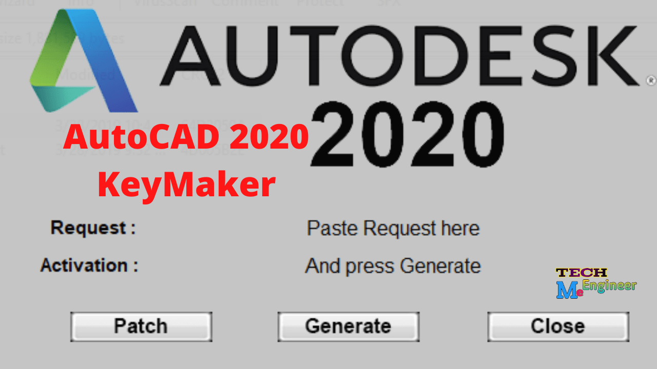 How to Download AutoCAD 2020 Key Maker File For Free? | Tech Me Engineer
