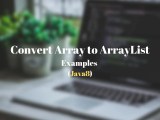 Java 8 Convert An Array To Arraylist Techndeck