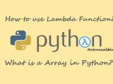 Python Lambda Function Python Tutorial Technicalblog In