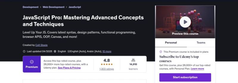 Top 10 Javascript Courses On Udemy Technicalstudies - Best Minimal Wallpapers in High Resolution