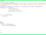 Dictionary Python
