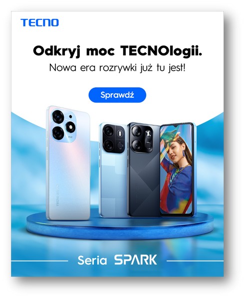 TECNO Spark - start sprzedaży i powitalny prezent - TECHNOSenior